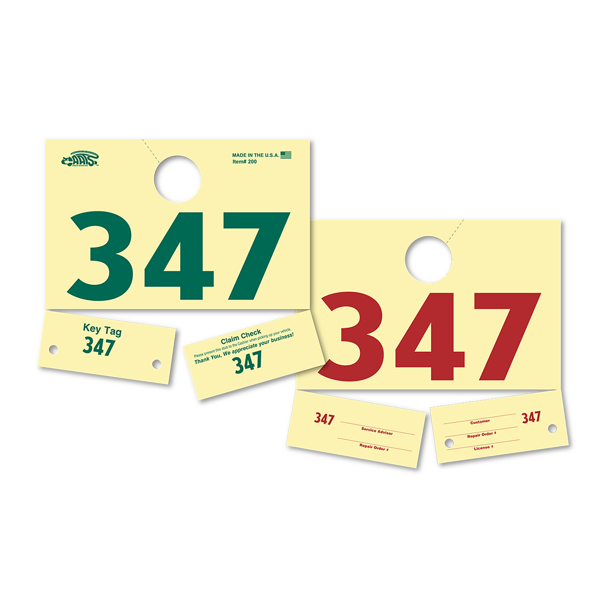 Auto Service Reminder Labels | CAATS